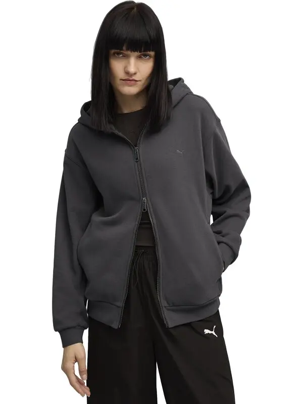 PUMA Yona Zip-up Hoodie - Gray