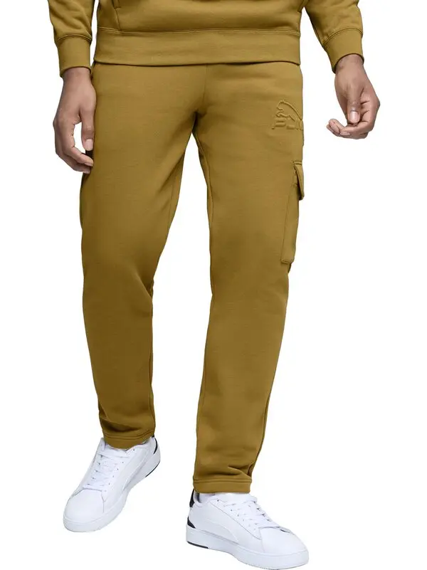 PUMA Essentials Fleece Cargo Pants - Brown