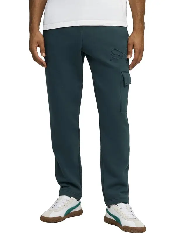 PUMA Essentials Fleece Cargo Pants - Green
