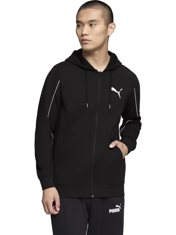 PUMA Sport Zip-up Hoodie - Black