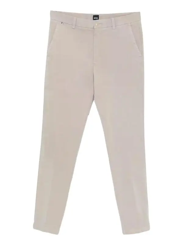 BOSS Stretch Twill Trousers - Neutrals