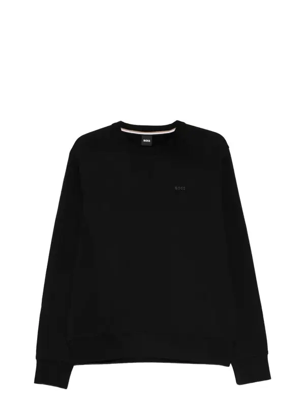 BOSS Logo-detail Sweatshirt - Black