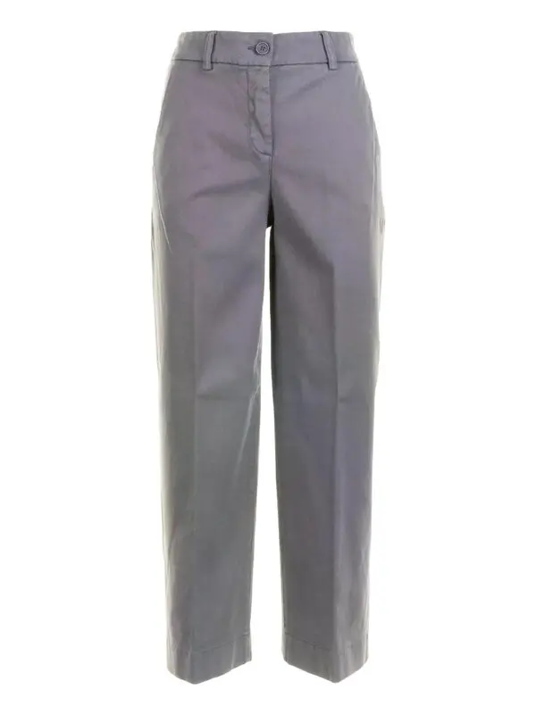 VIA MASINI 80 Buttoned Pants - Grey
