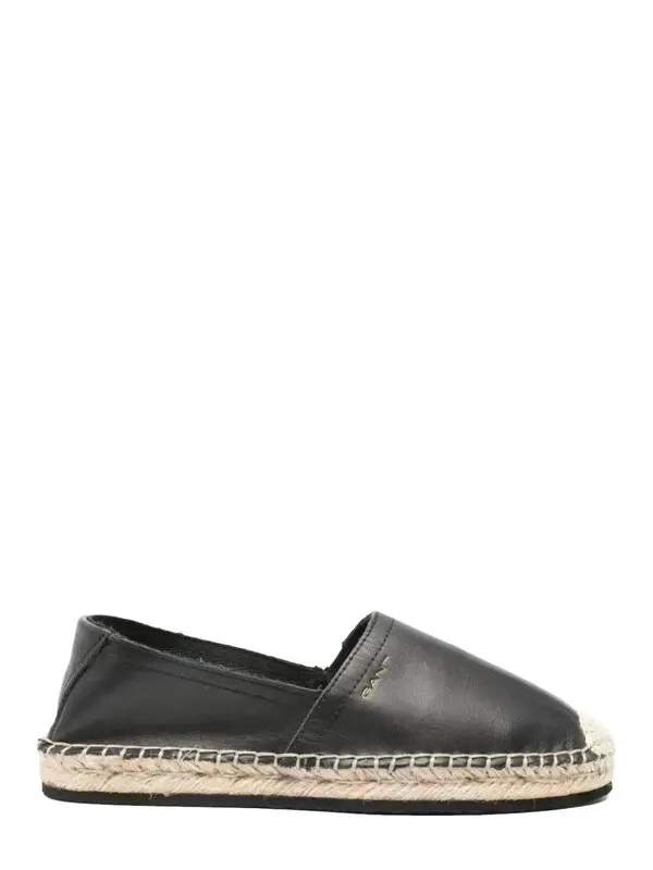 Gant Contrast Heel Espadrilles - Black