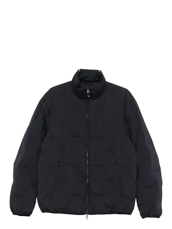 Emporio Armani Nylon Short Down Jacket - Blue