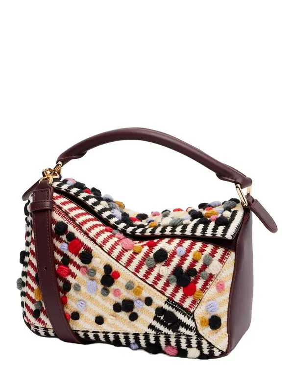 Loewe Puzzle Small Leather Shoulder Bag - Multicoloured