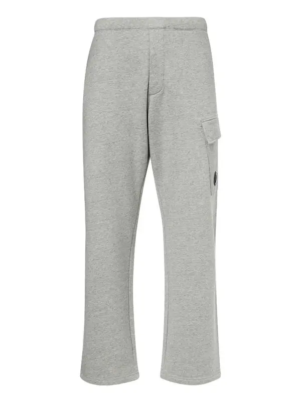 C.P. COMPANY Cotton Fleece Sweatpants - Grey