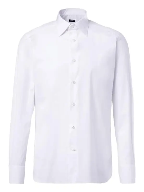 Zegna Cotton-blend Shirt - White