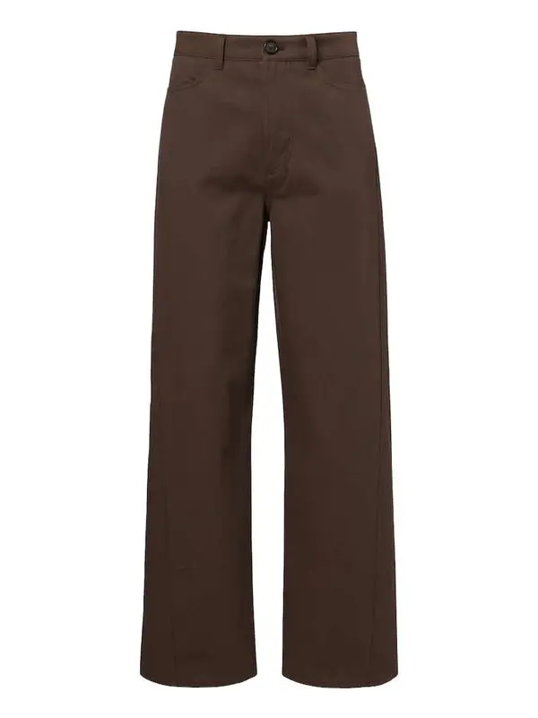 TOTEME Mid-rise Wide-leg Jeans - Brown