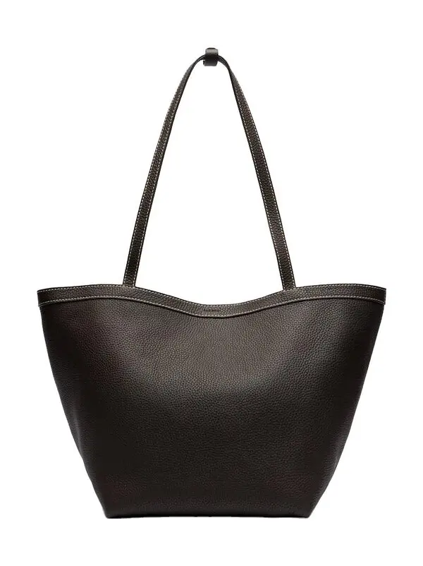 THE ROW Park Large Leather Tote Bag - Brown