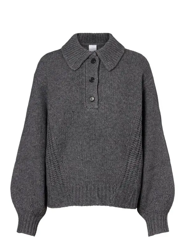 Bogner Jojo Yak Polo Sweater - Grey