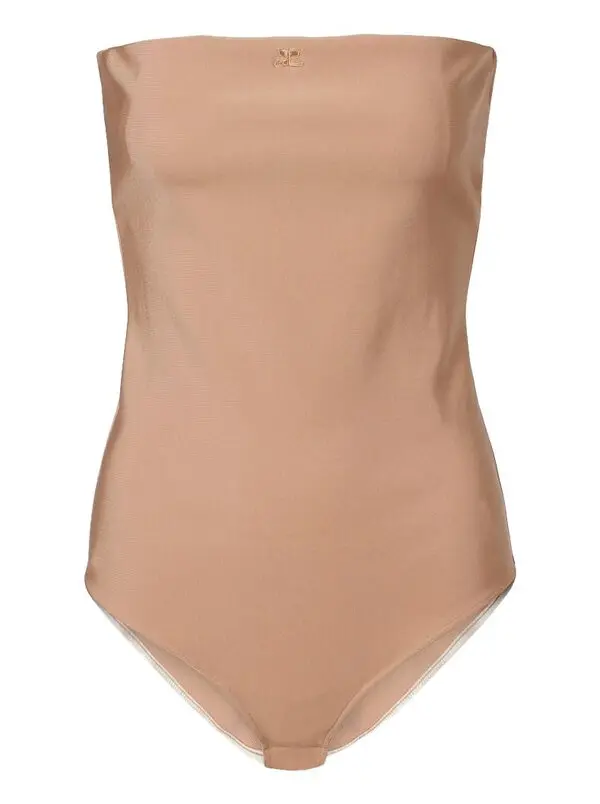 COURREGES Courrèges Jersey Bodysuit - Beige
