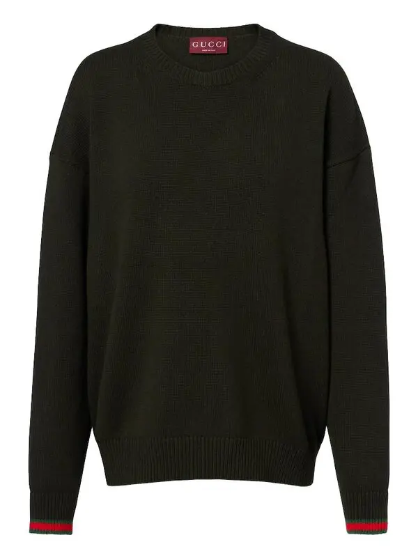 Gucci Wool And Cashmere Sweater - Green