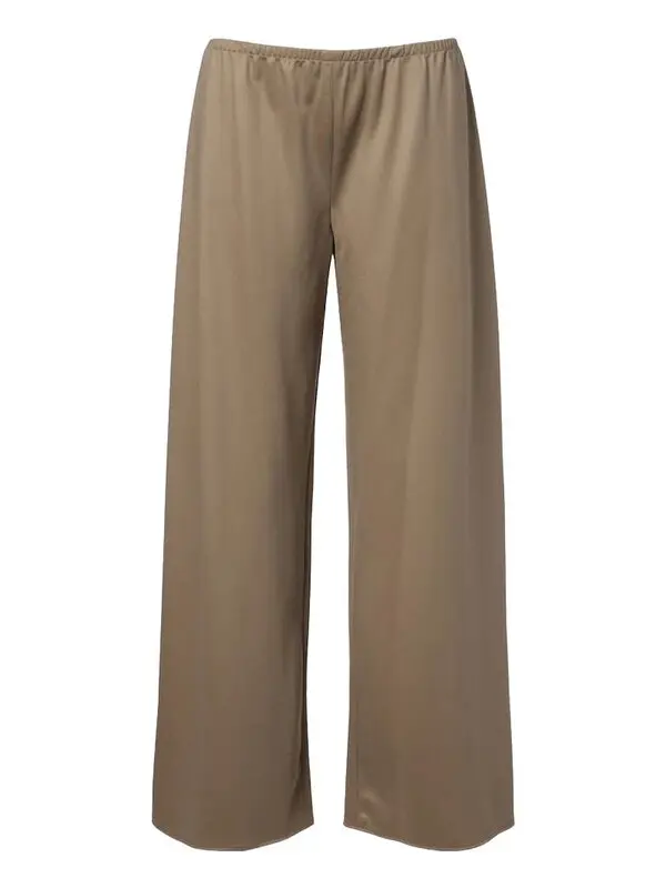 THE ROW Gala Virgin Wool Wide-leg Pants - Beige