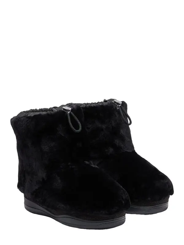 Bogner La Plagne Shearling Snow Boots - Black