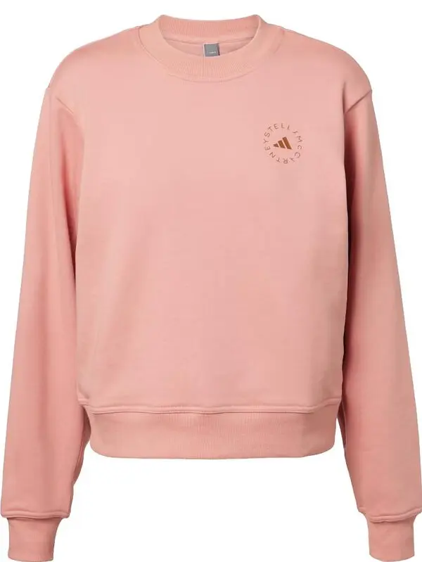 Adidas By Stella McCartney Cotton Sweatshirt - Pink
