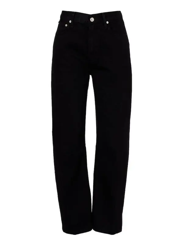 Citizens Of Humanity Miro High-rise Barrel-leg Jeans - Black