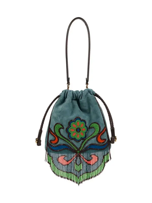 Etro Kalispera Small Shoulder Bag - Blue