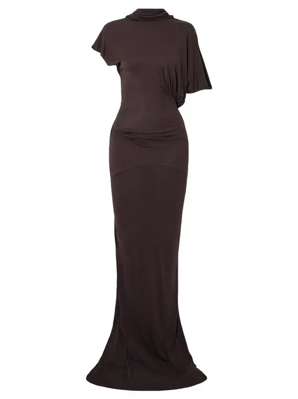 Rick Owens Lilith Jersey Gown - Brown