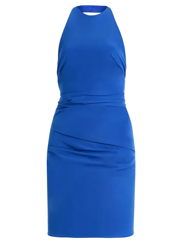 SIR. Sol Ruched Mini Dress - Blue