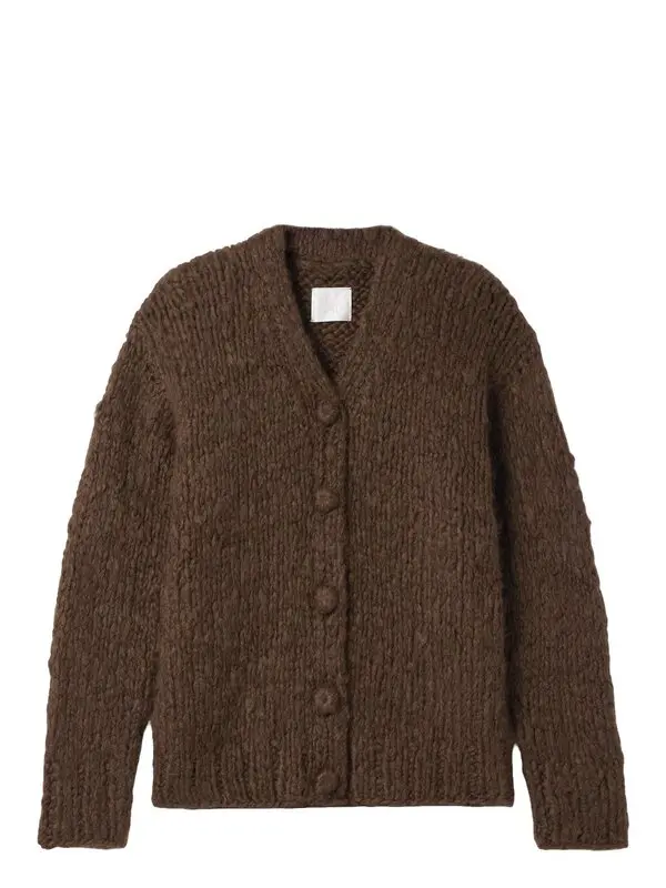 Suzie Kondi Kassandra Cashmere Cardigan - Brown