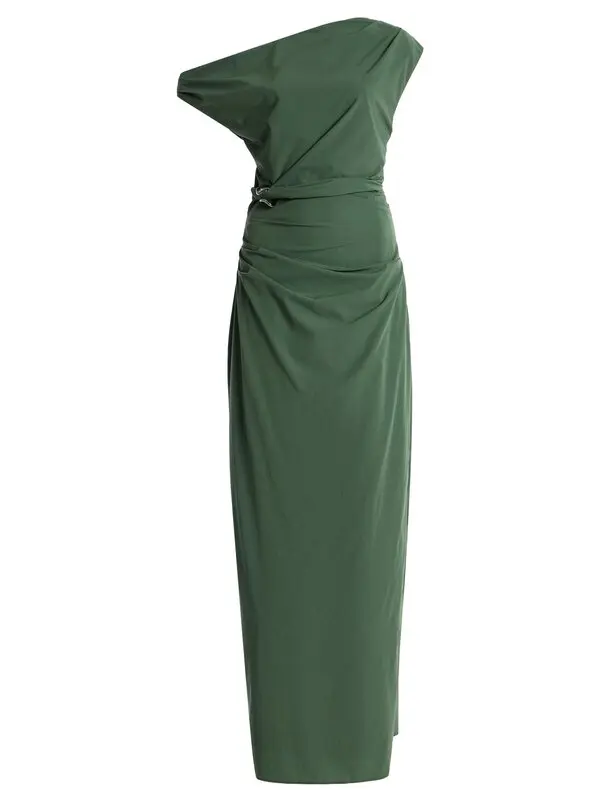 Sir The Label Sol Ruched Maxi Dress - Green