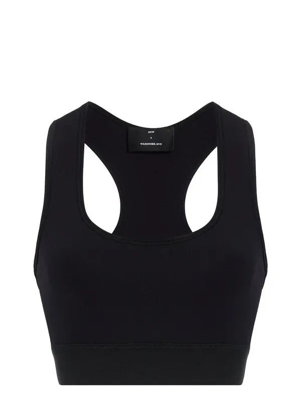 Wardrobe.NYC Rhw Active Bra - Black