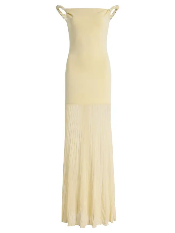 SIR. Elia Knit Maxi Dress - Yellow