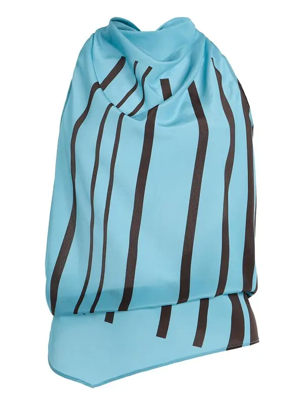 Sir The Label Rioja Crepe Scarf Top - Blue