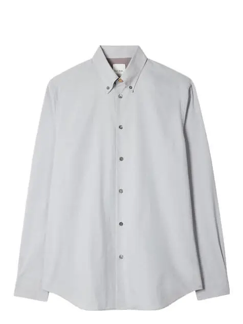 Paul Smith Casual-fit Light Button-down Shirt - Grey