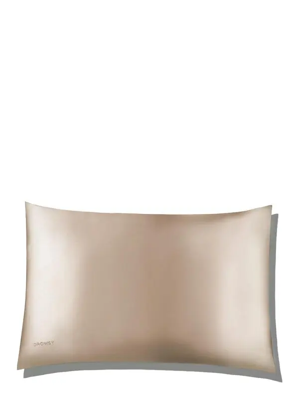 DROWSY Silk Standard Pillowcase - Dusty Gold