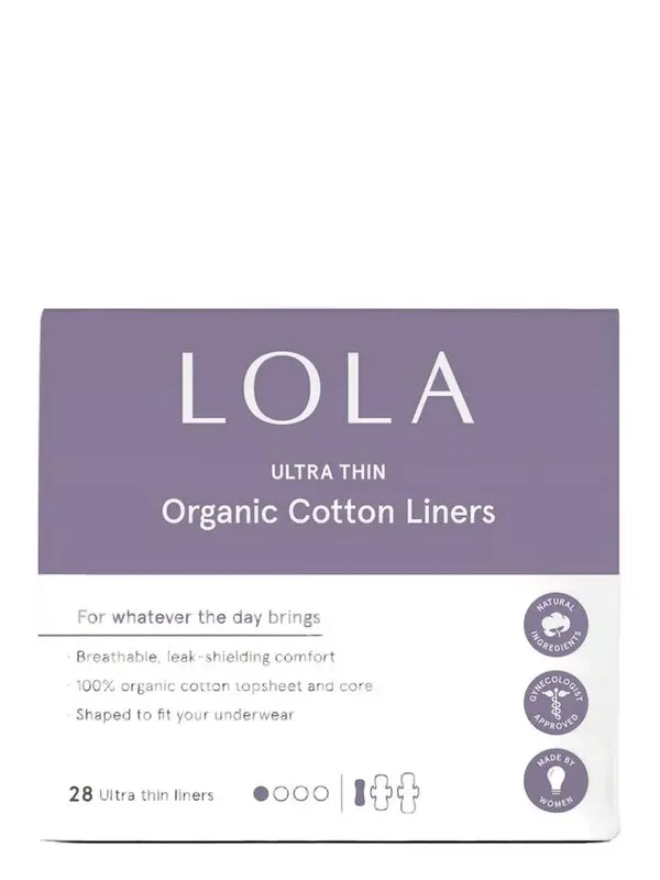 Lola Ultra Thin Organic Cotton Liners - One-color
