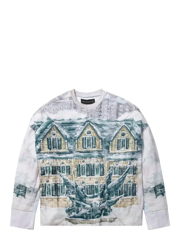 WHO DECIDES WAR Statue Long-sleeve T-shirt - Multicolor