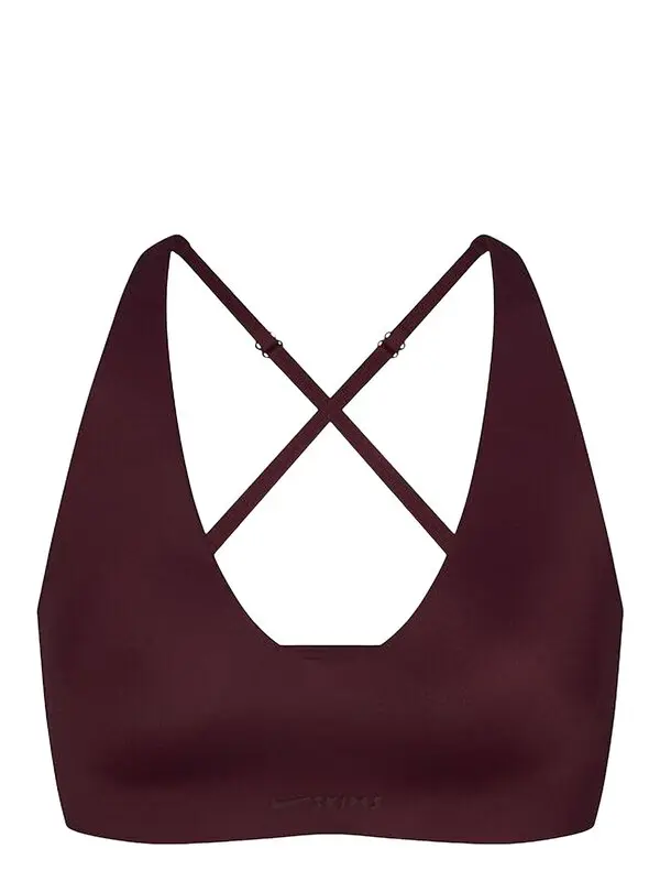 NIKESKIMS Shine V-neck Bra 'currant - Red