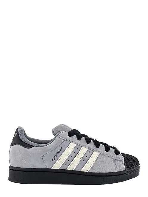 Adidas Suede Trainers - Grey Cream White Black