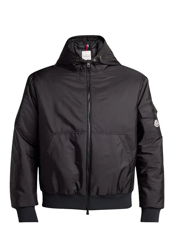 Moncler Poiliot Hooded Nylon Down Jacket - Black