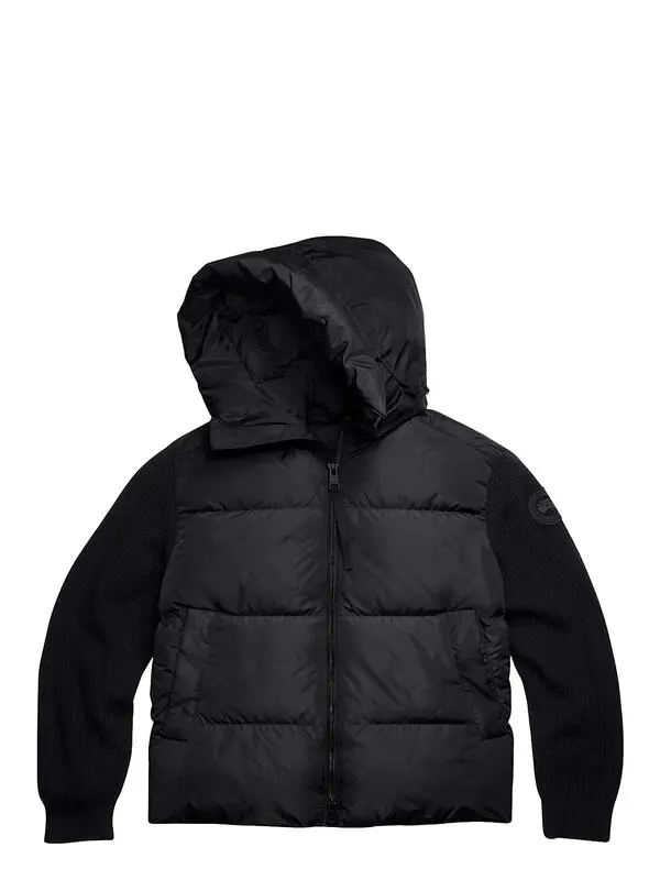 Canada Goose Hybridge Wool-knit Down Jacket - Black