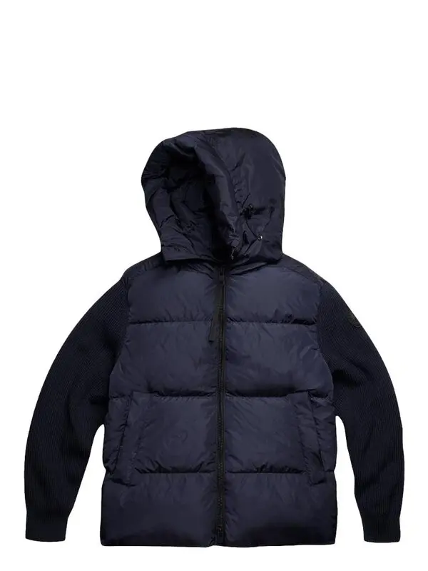 Canada Goose Hybridge Wool-knit Down Jacket - Navy
