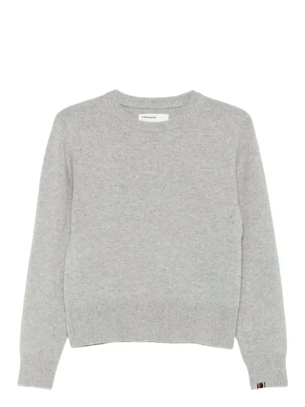 EXTREME CASHMERE X Crew-neck Fine-knit Sweater - Grey