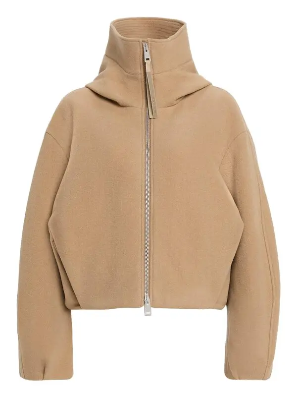 Canada Goose Chilliwack Hooded Wool Bomber Jacket - Tan