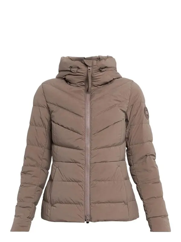 Canada Goose Clair Hooded Down Puffer Jacket - Taupe Grey