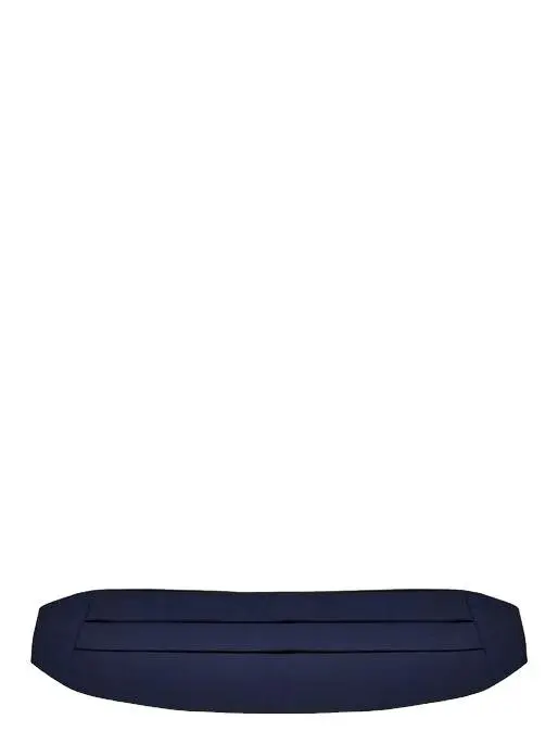 FERRAGAMO Silk Cummerbund - Blue