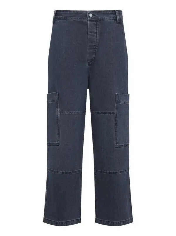 Jacquemus Le Cargo De-nimes Carre Jeans - Blue