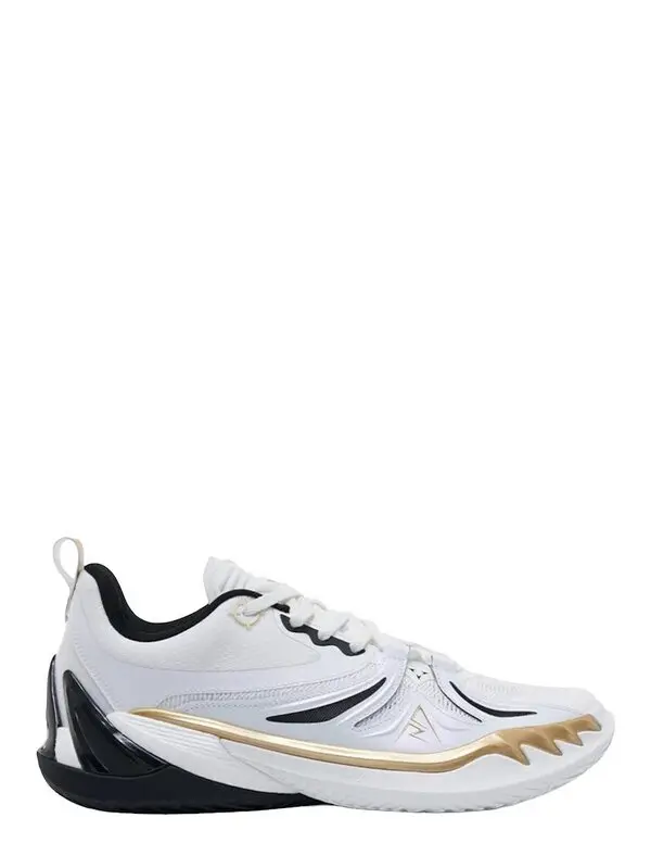 RIGORER Ar3 Hitman Athletic Sneakers - White/black/gold