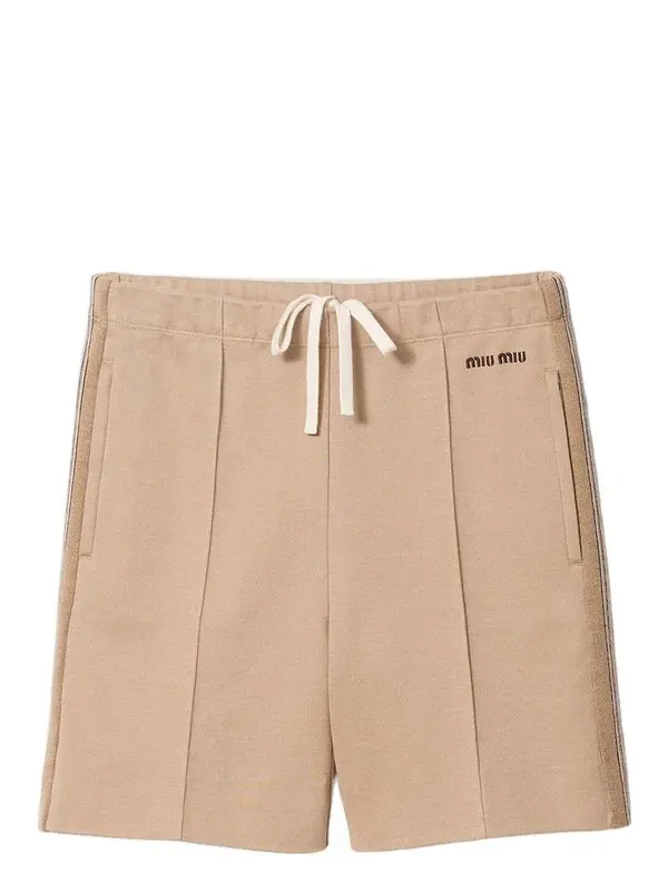 Miu Miu Jersey Bermudas - Cameo