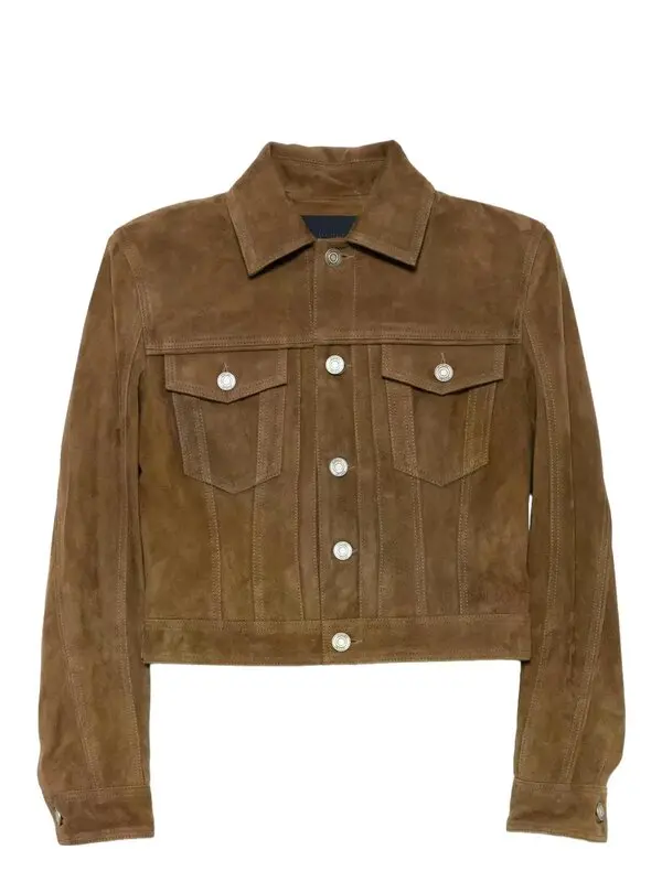 JUUN.J Suede Jacket - Brown