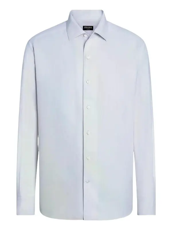 Zegna Button-fastening Shirt - Blue