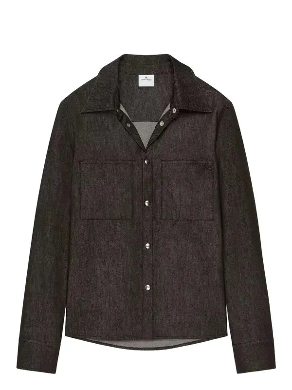 COURREGES Button-up Overshirt - Black