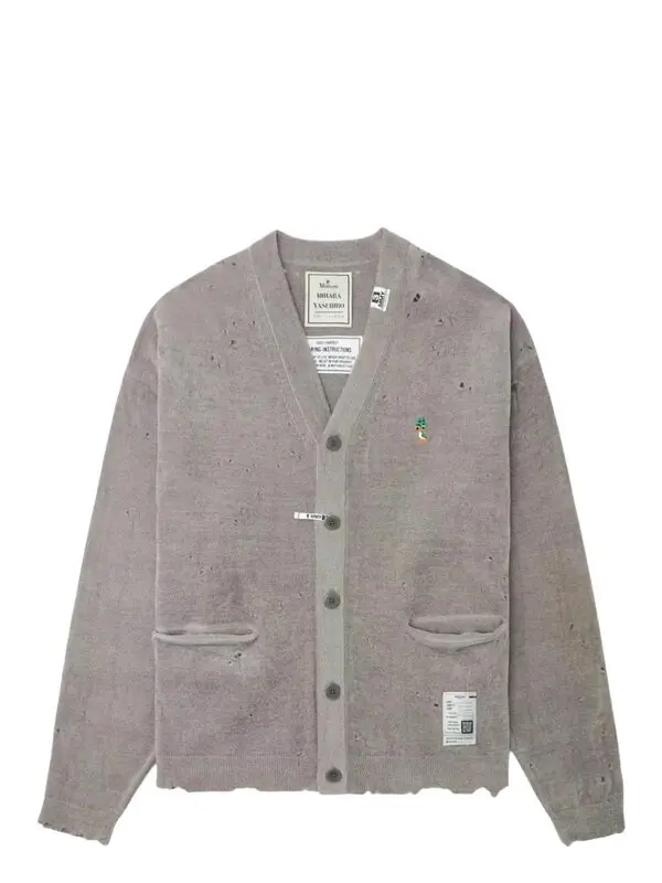 Mihara Yasuhiro Distressed Cardigan - Grey