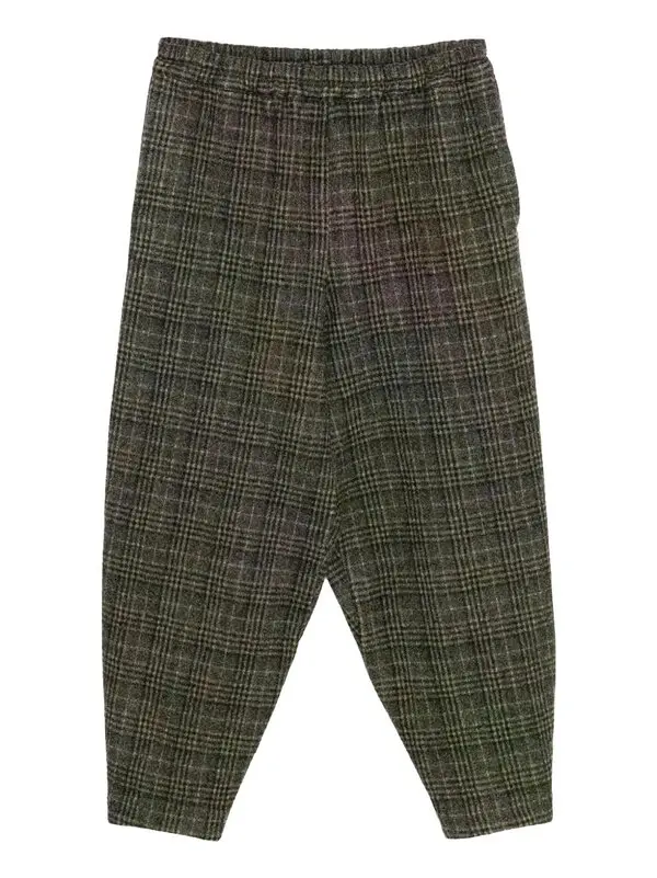 TOOGOOD Acrobat Checked Trousers - Brown